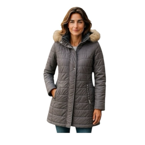 Free Country | Jackets & Coats | Free Country Faux Fur Trim Detachable ...